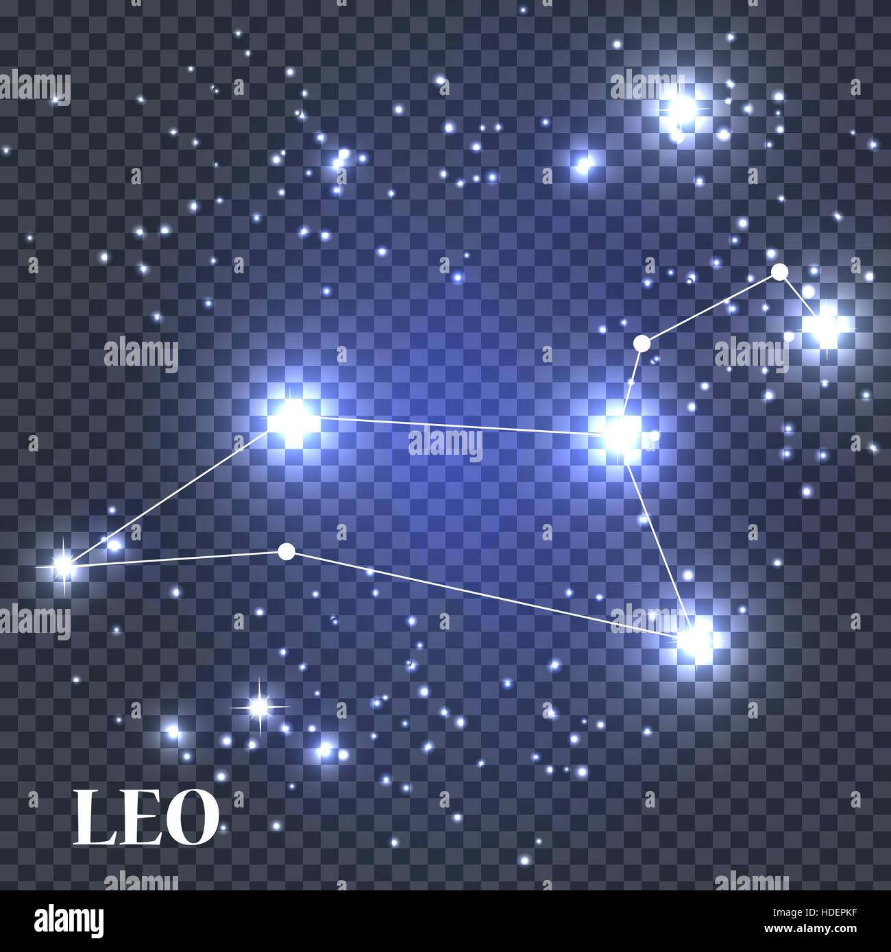 Symbol Leo Zodiac Sign. Vector Illustration Stock Vector Image & Art ...