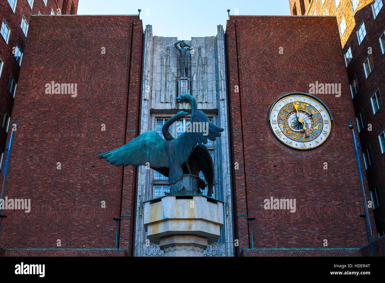 Exterior of the Oslo City Hall in Oslo, Norway Stock Photo - Alamy