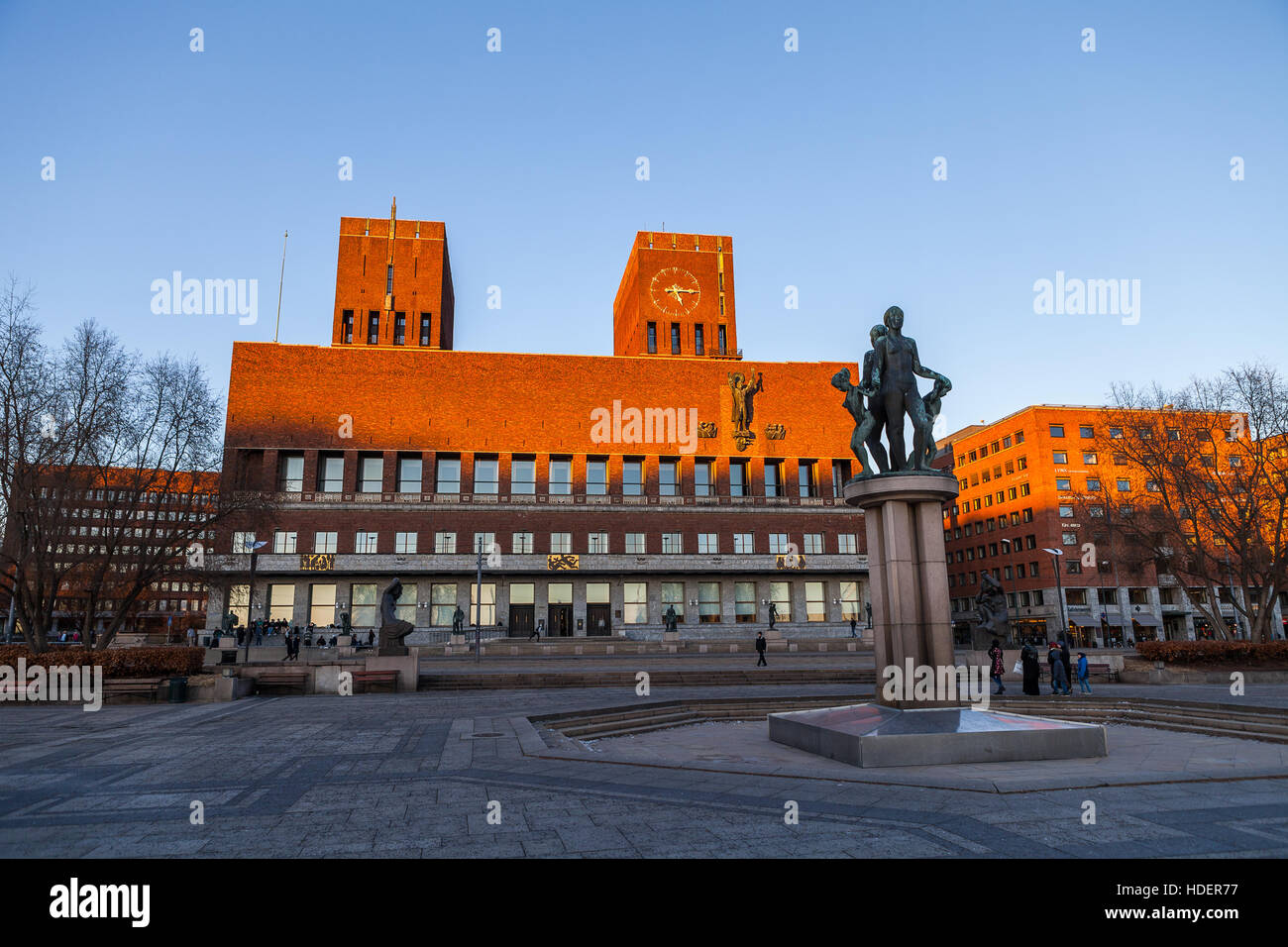 Oslo town hall exterior hi-res stock photography and images - Alamy
