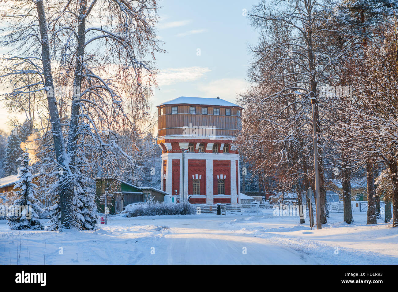 Steam locomotive water tower hi-res stock photography and images - Alamy