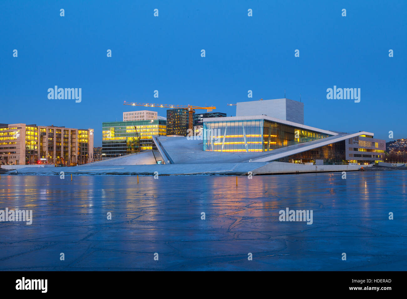 Oslo Opera House Night High Resolution Stock Photography and Images - Alamy