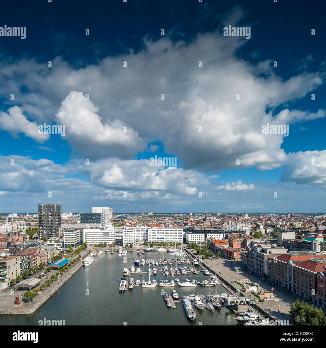 Belgium, Antwerp, Eilandje - cityscape Stock Photo - Alamy
