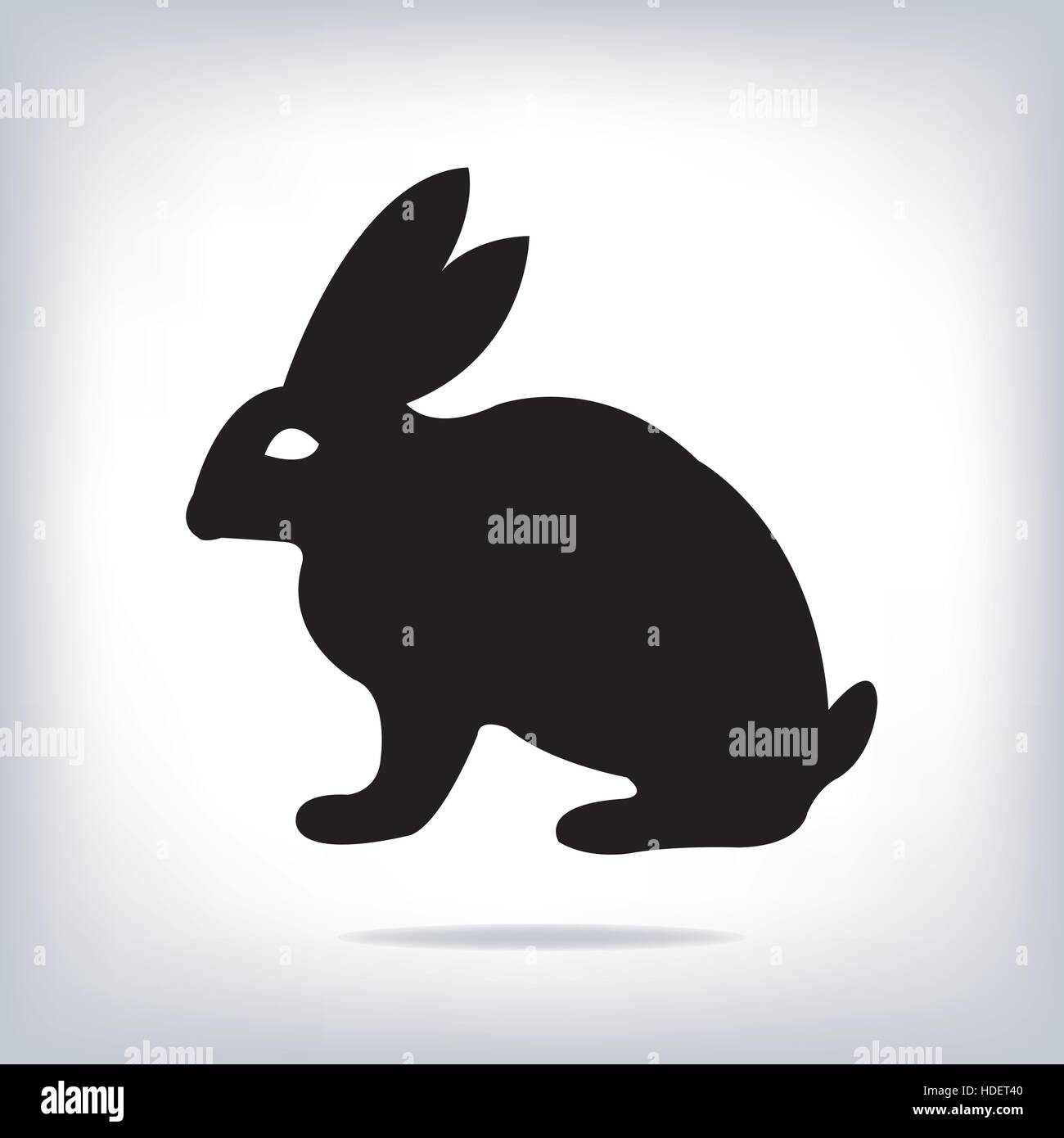 Vector image of an rabbit Stock Vector Image & Art - Alamy
