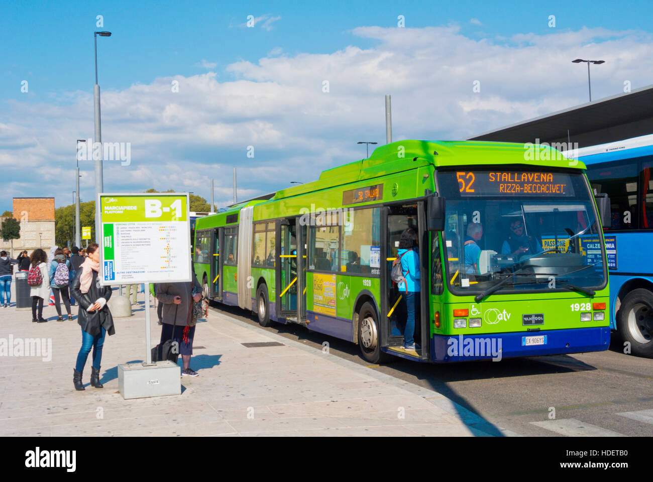 Verona Bus Verona Italy July 2019 Bus Center Verona Italy — Stock