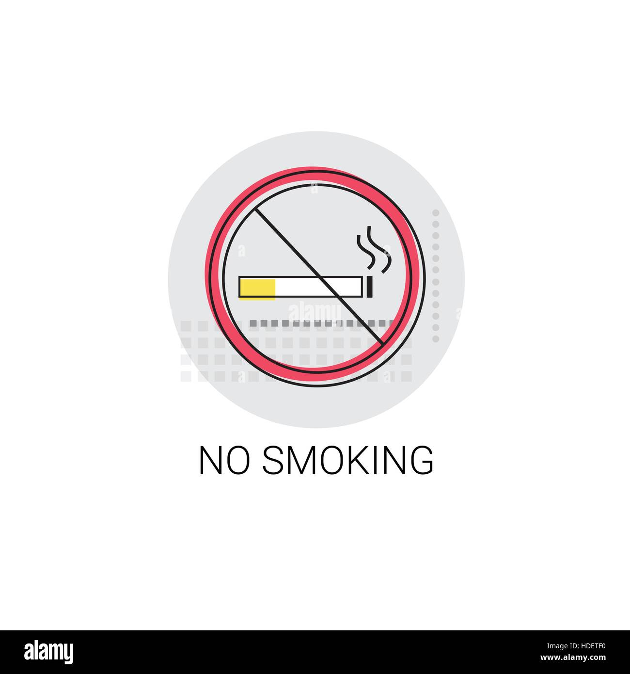 No smoke signal Stock Vector Images - Alamy