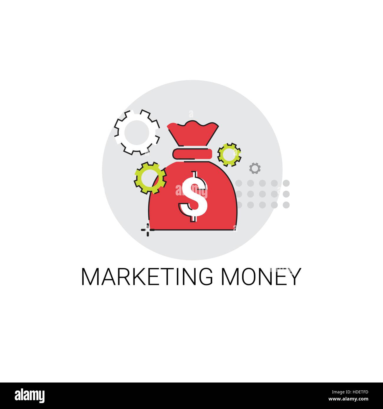 Marketing Money Business Investment Icon Vector Illustration Stock ...
