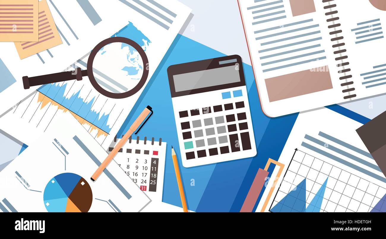 Object paperwork view Stock Vector Images - Alamy