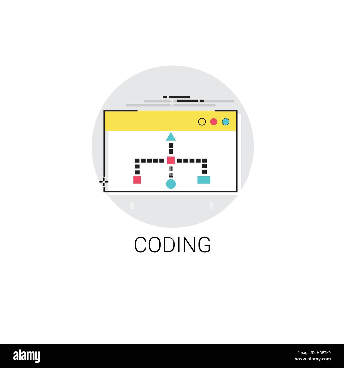 Coder development program web Stock Vector Images - Alamy