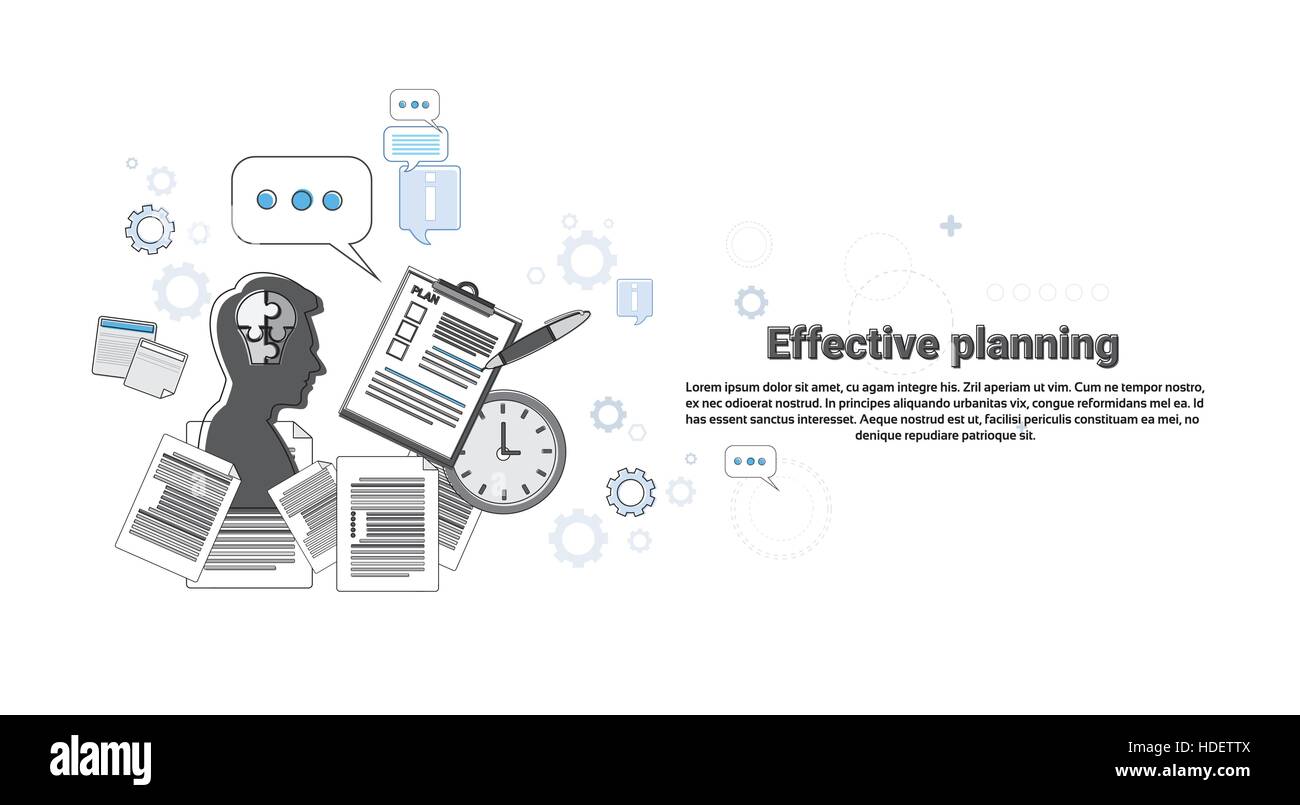 Effective planning Cut Out Stock Images & Pictures - Alamy