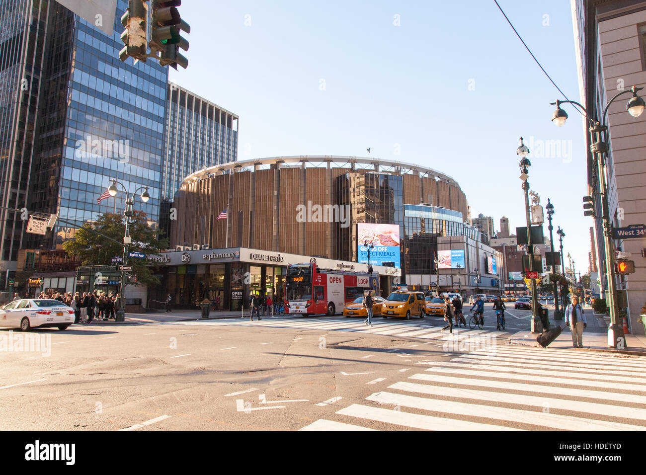 Madison Square Garden, MSG, 8th Avenue, Manhattan, New York City ...