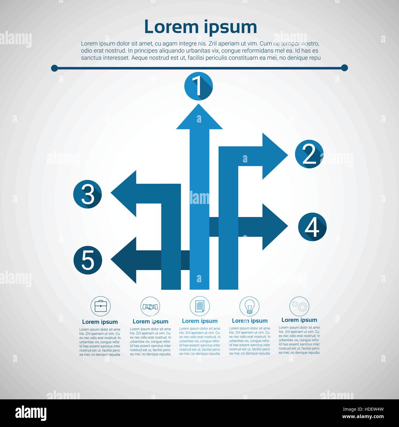Graph Set Finance Arrows Infographic Icon Colorful Financial Business ...