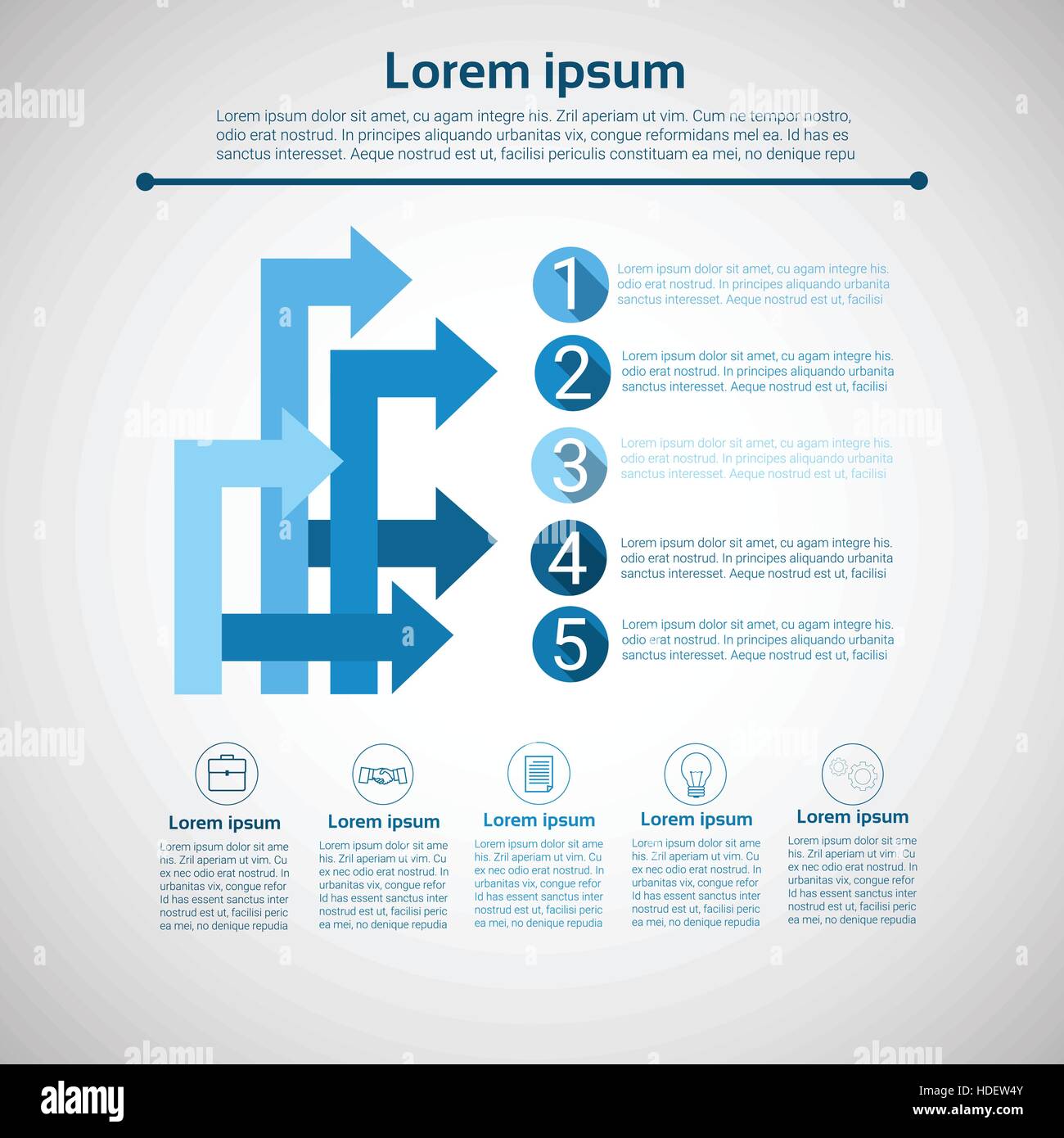 Graph Set Finance Arrows Infographic Icon Colorful Financial Business ...