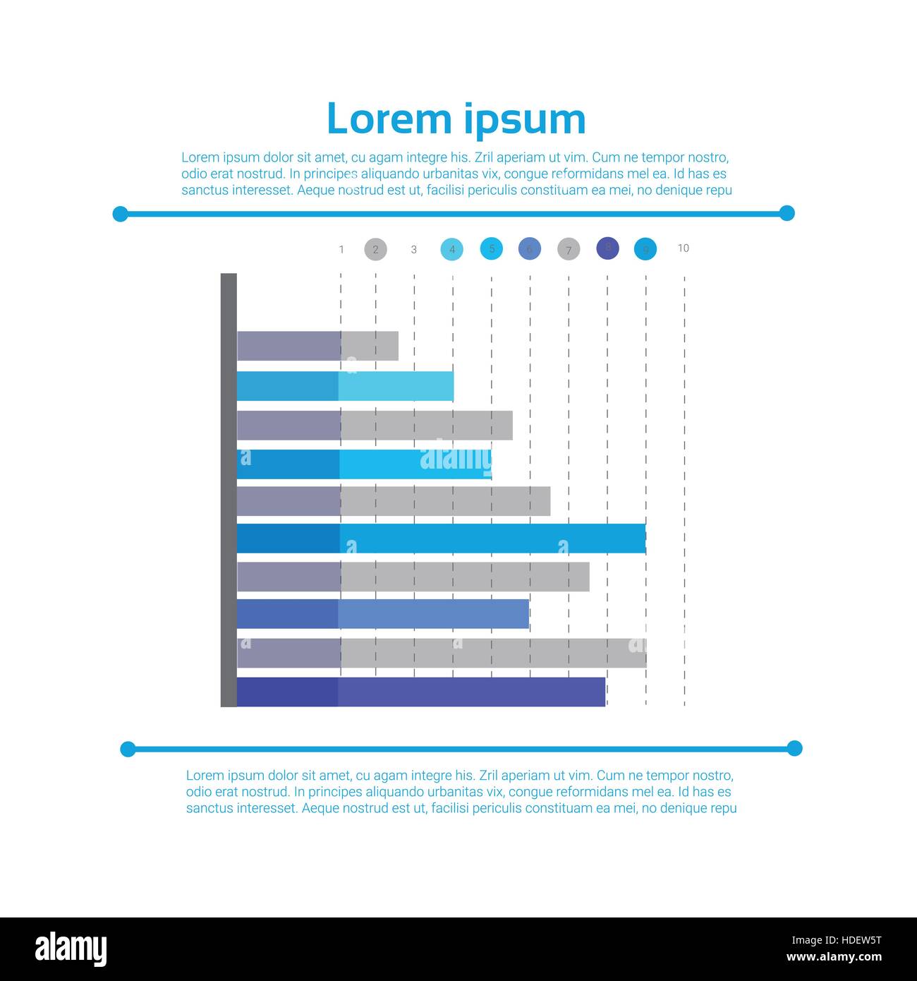 Graph Set Finance Bar Infographic Icon Colorful Financial Business ...