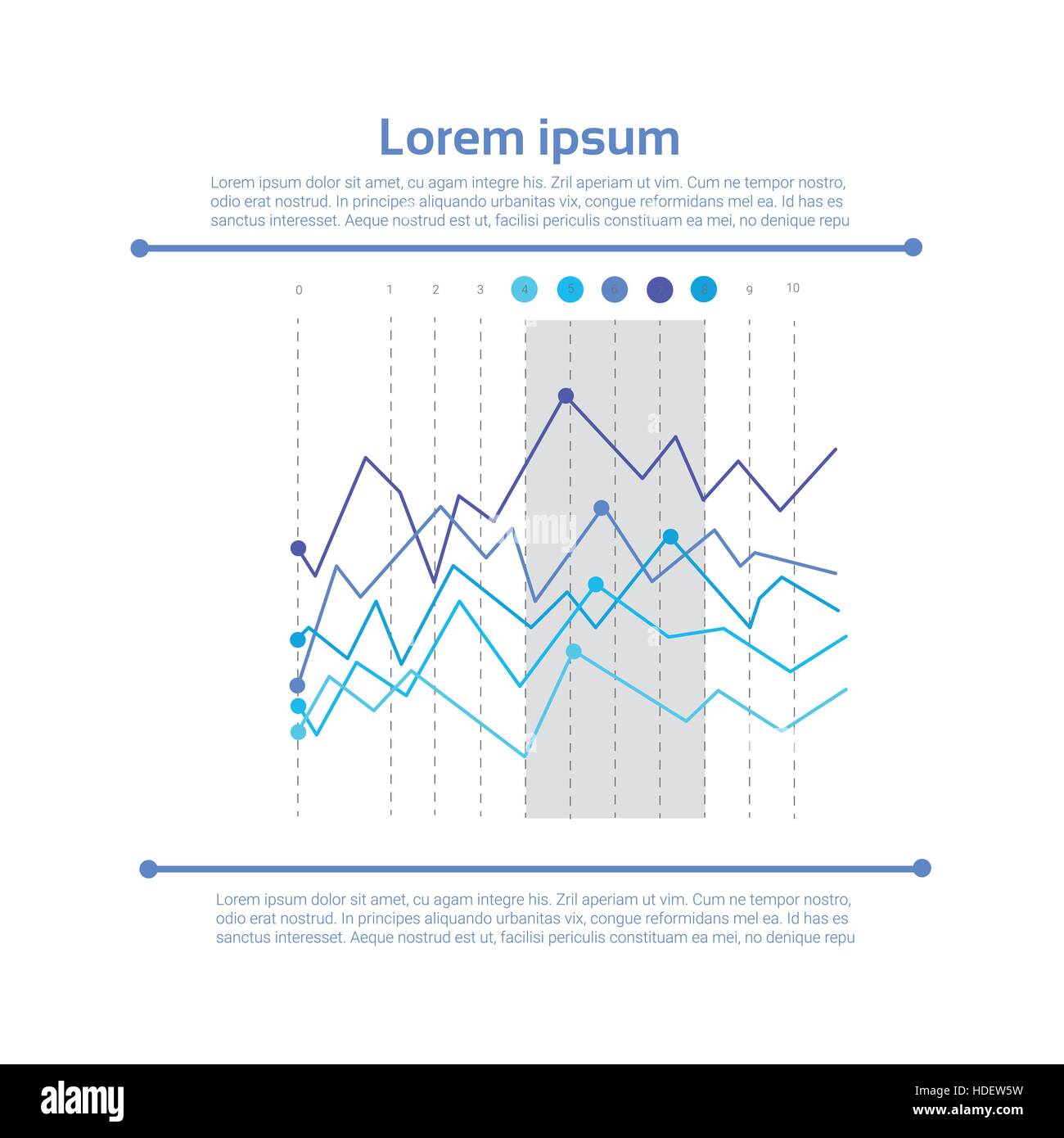 Graph Set Finance Infographic Icon Colorful Financial Business Chart ...