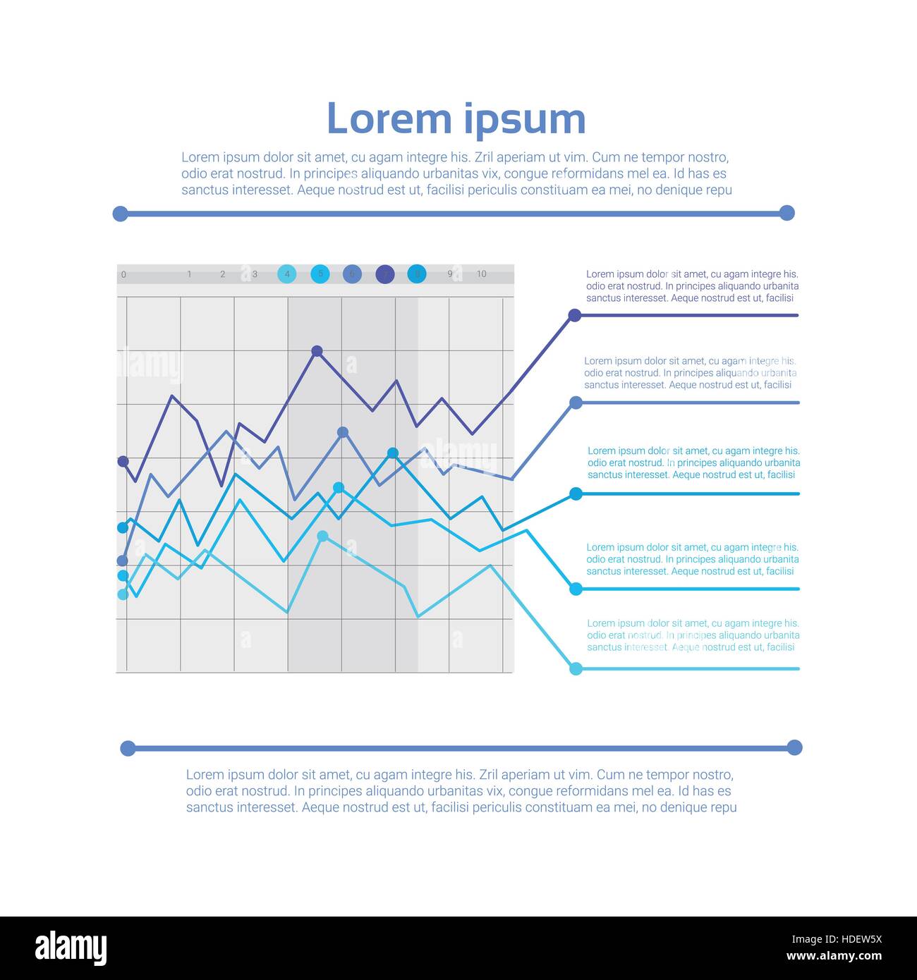 Graph Set Finance Infographic Icon Colorful Financial Business Chart ...