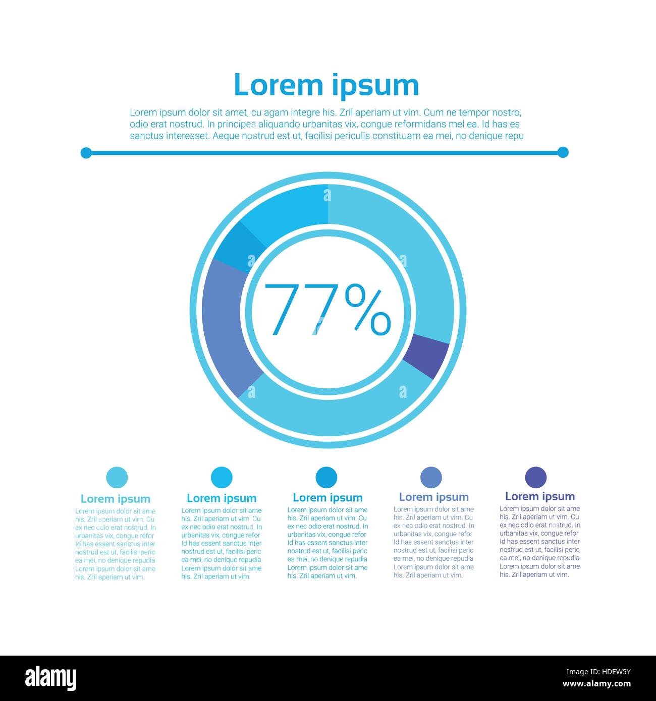 Percentages pie chart hi-res stock photography and images - Alamy