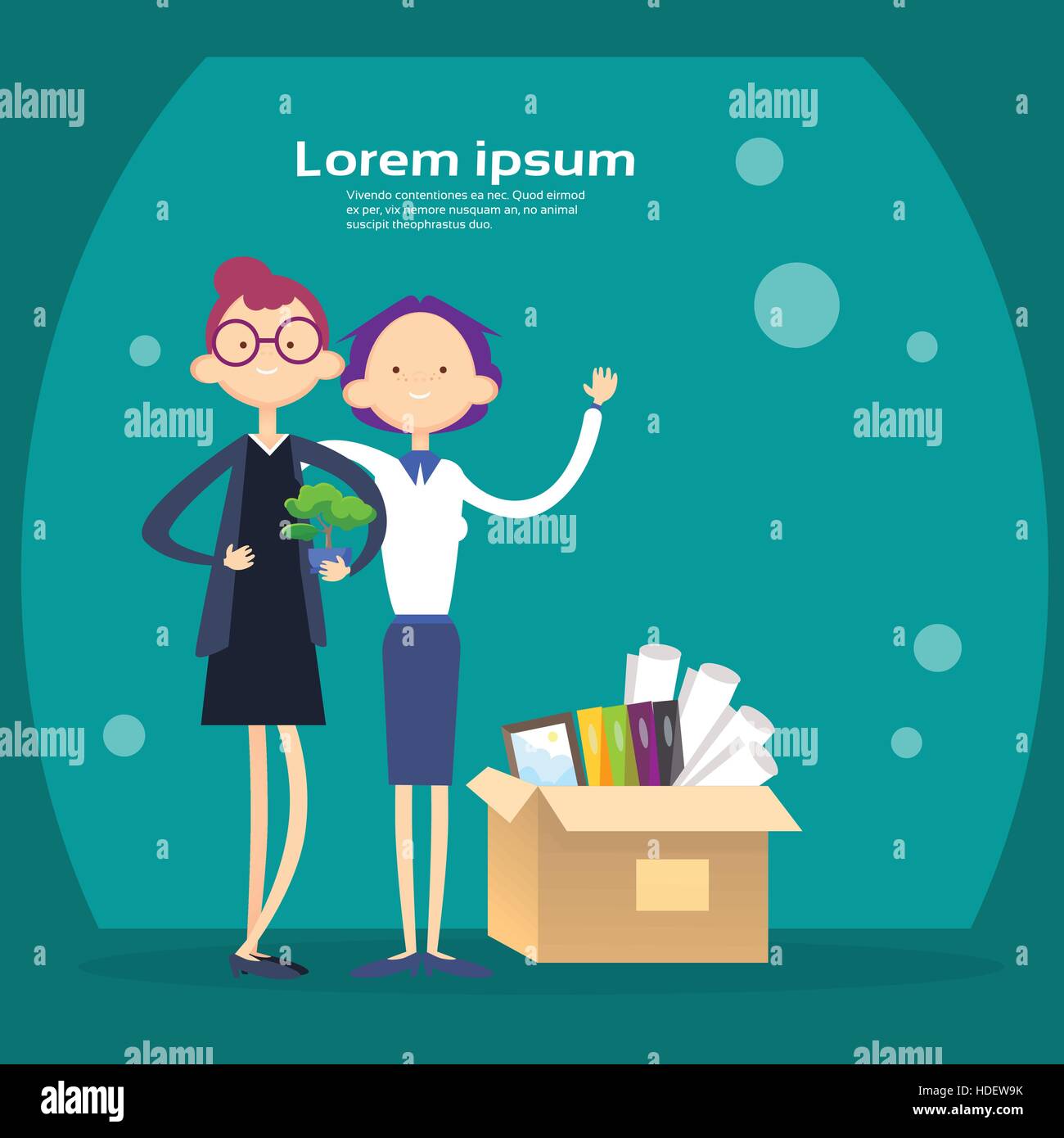 Woman pen box Stock Vector Images - Alamy