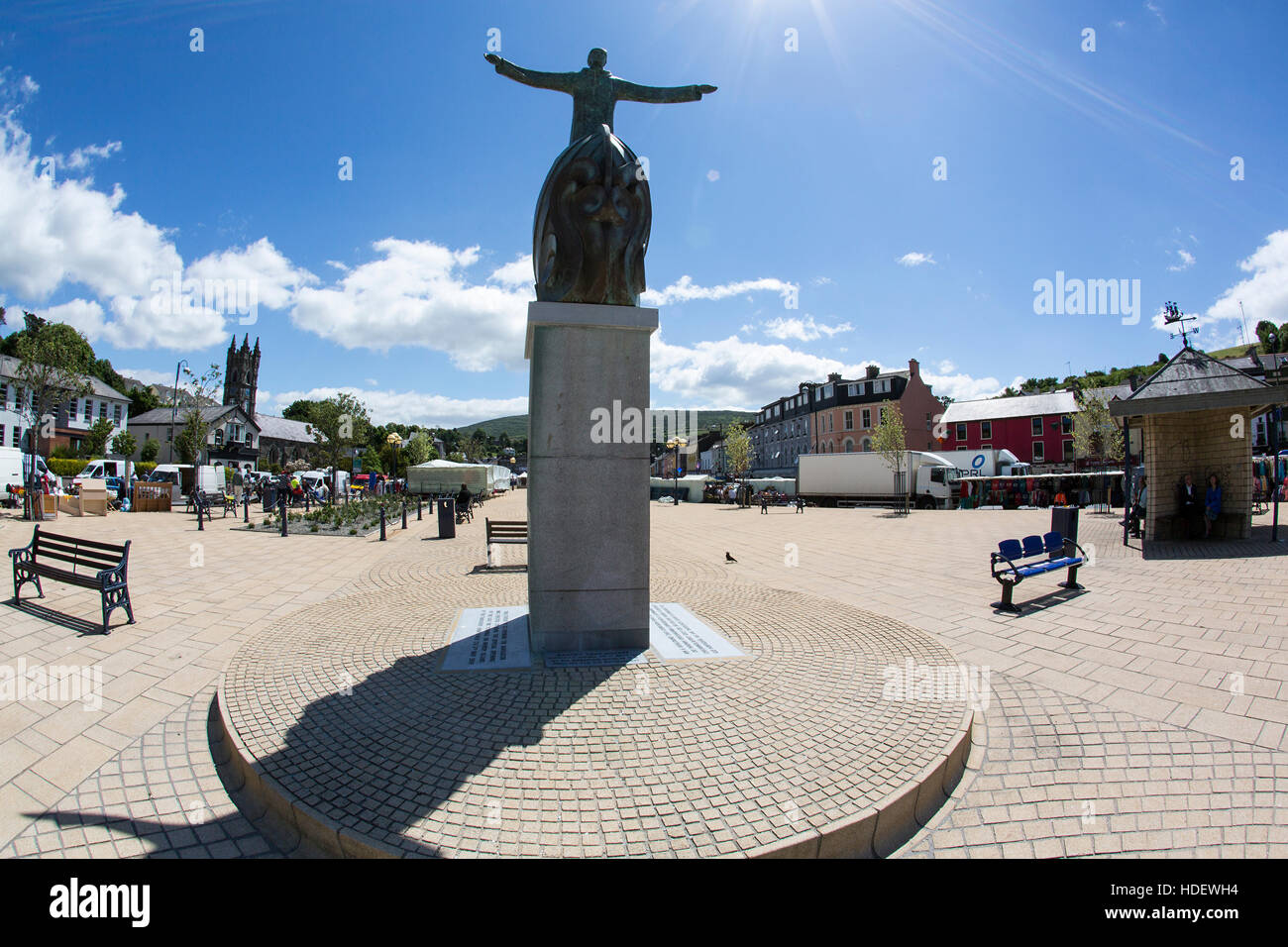 Bantry market west cork ireland Stock Photo - Alamy