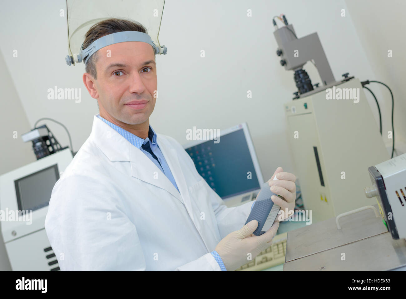 material scientist in the laboratory Stock Photo - Alamy