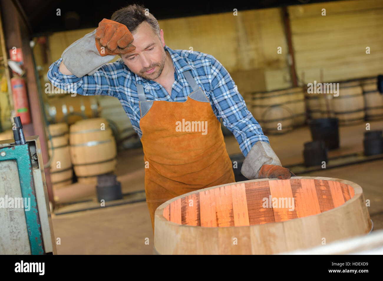 Sweat from forehead wipe hi-res stock photography and images - Alamy