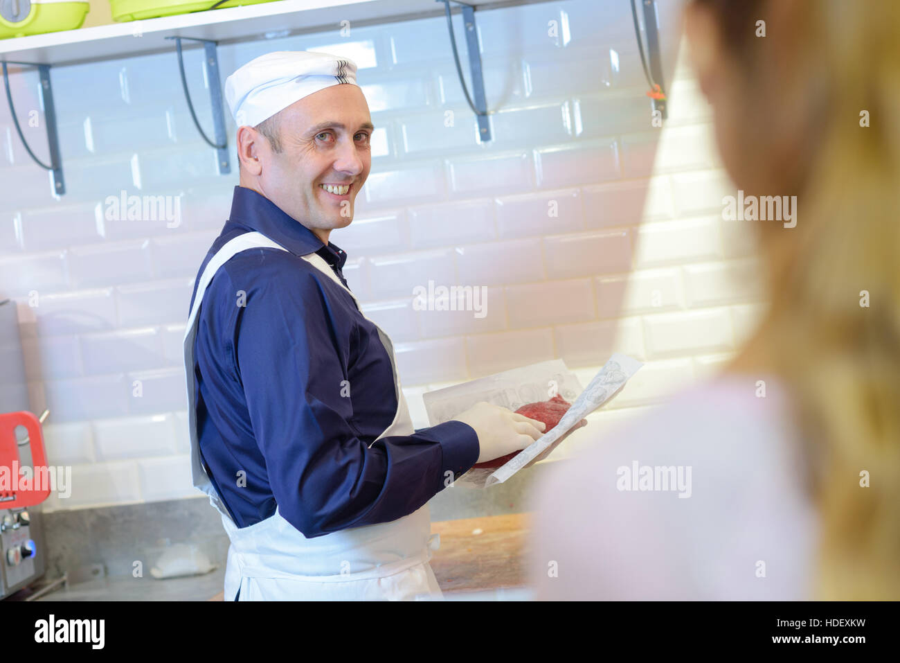serving the customer Stock Photo - Alamy