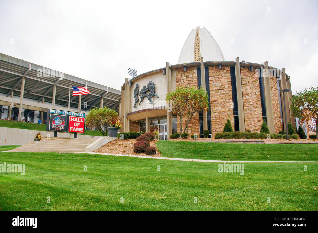Canton Hall of Fame Stock Photo - Alamy