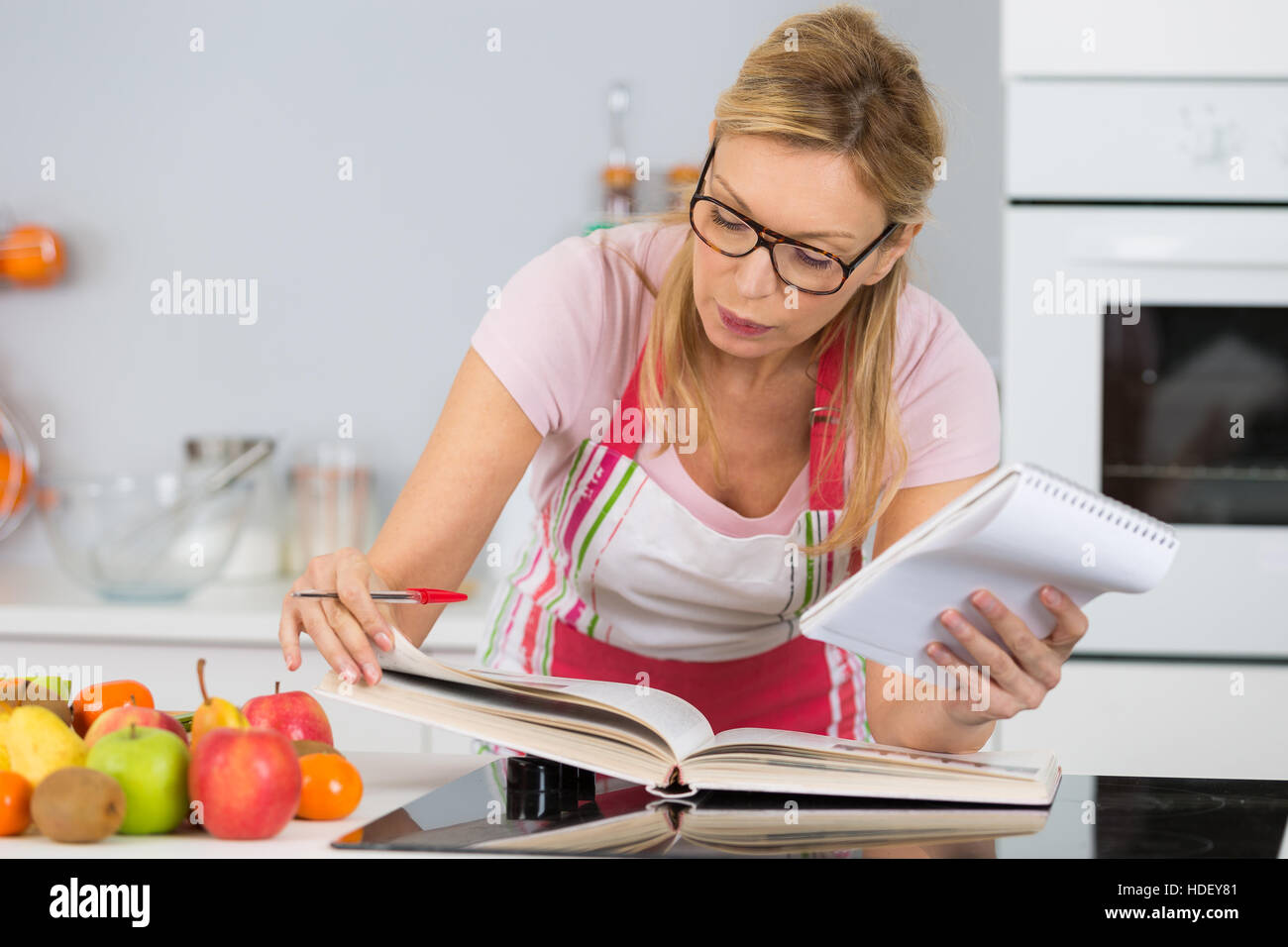 Chef menu planning hi-res stock photography and images - Alamy