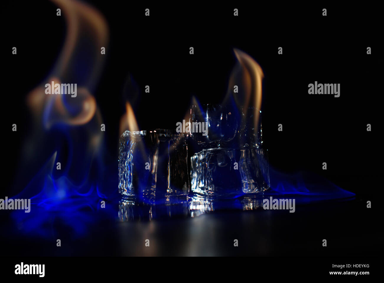 Burning ice hi-res stock photography and images - Alamy