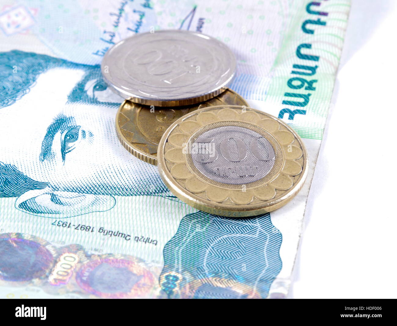 Armenian dram coins hi-res stock photography and images - Alamy
