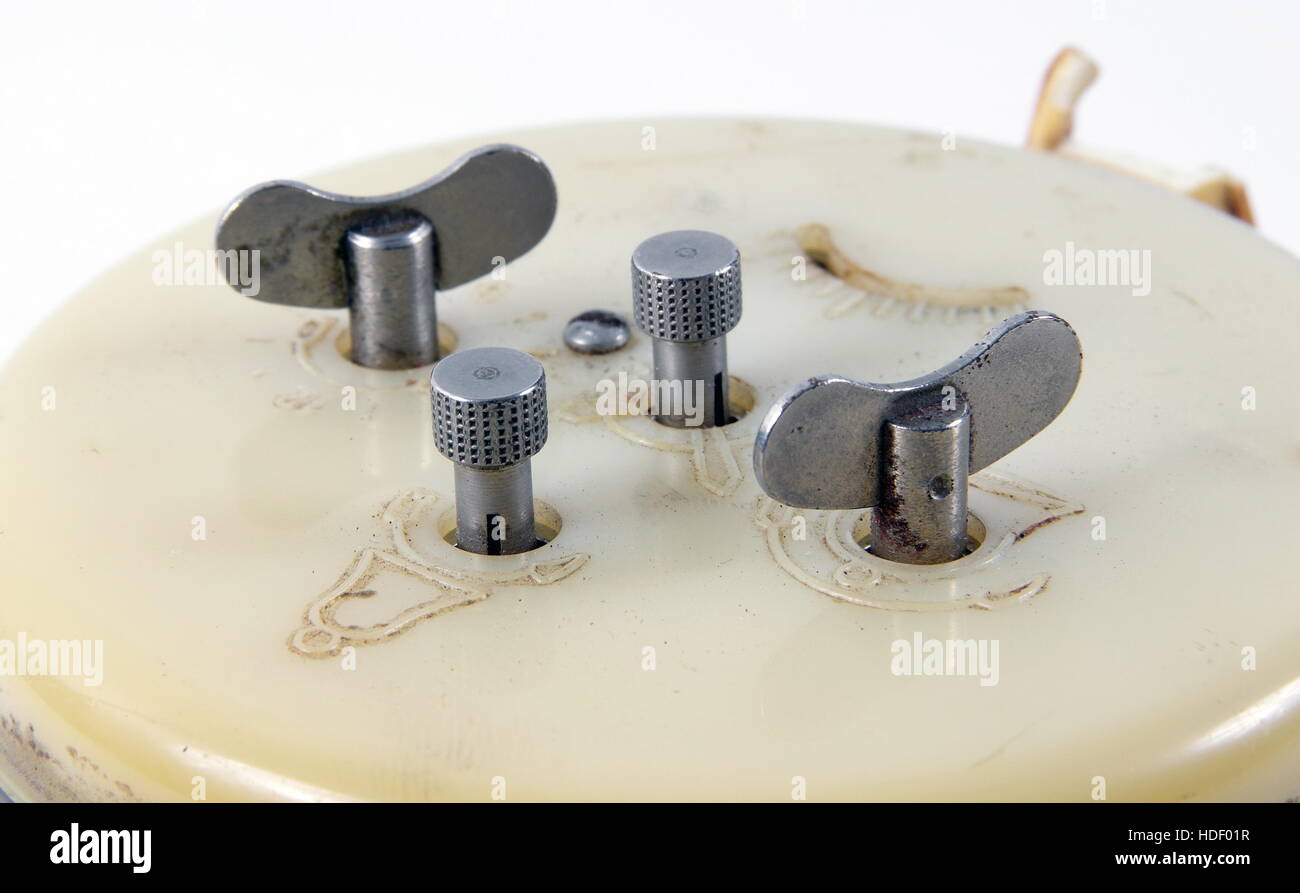 old clock mechanism closeup Stock Photo - Alamy
