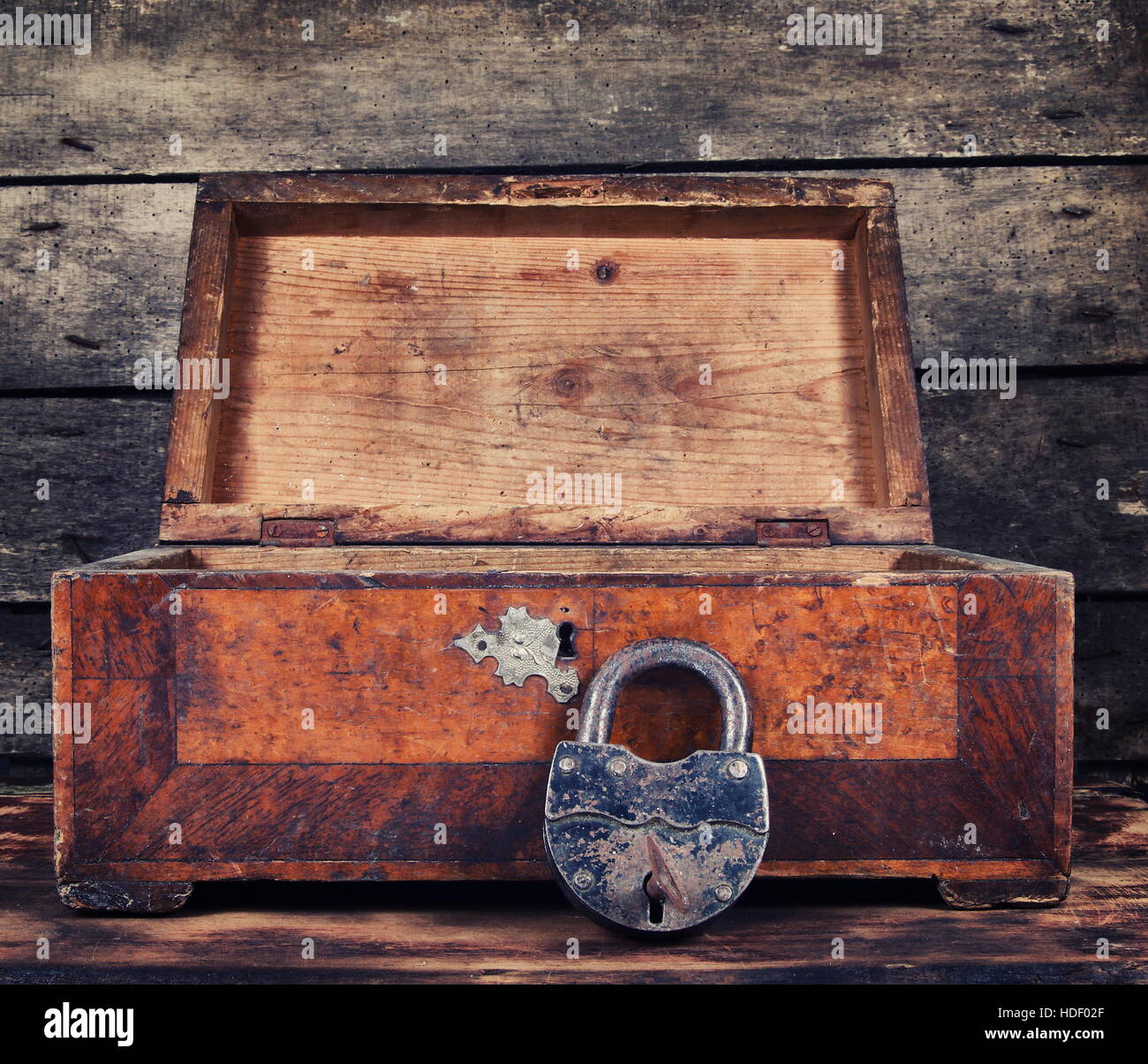 vintage box chest closeup Stock Photo - Alamy