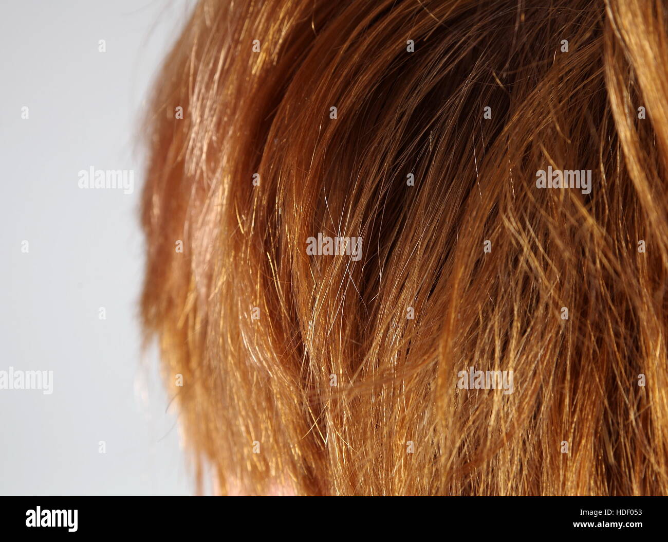 details of the female blond hair Stock Photo - Alamy