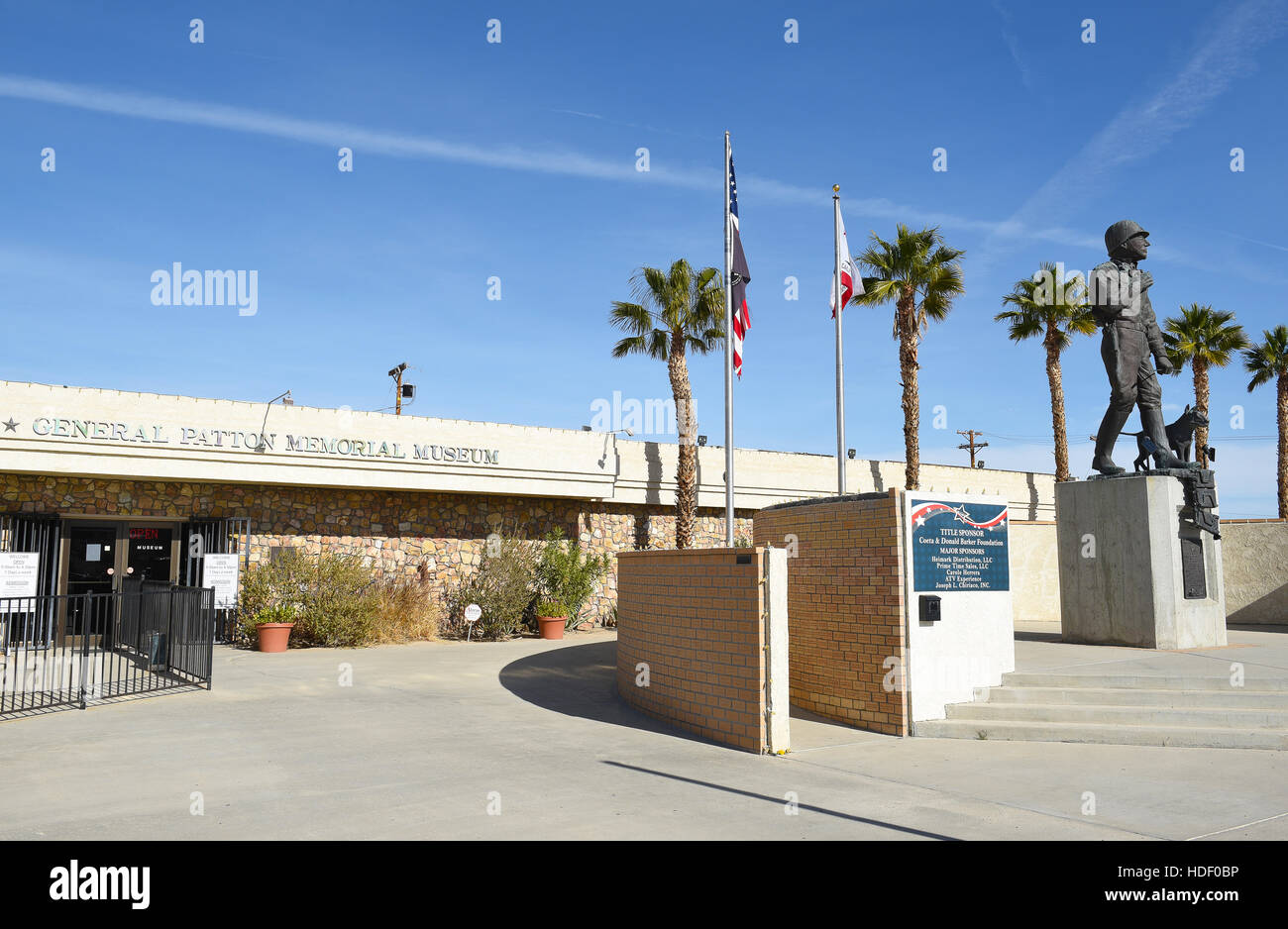 CHIRIACO SUMMIT, CA - DECEMBER 10, 2016: General Patton Memorial Museum ...
