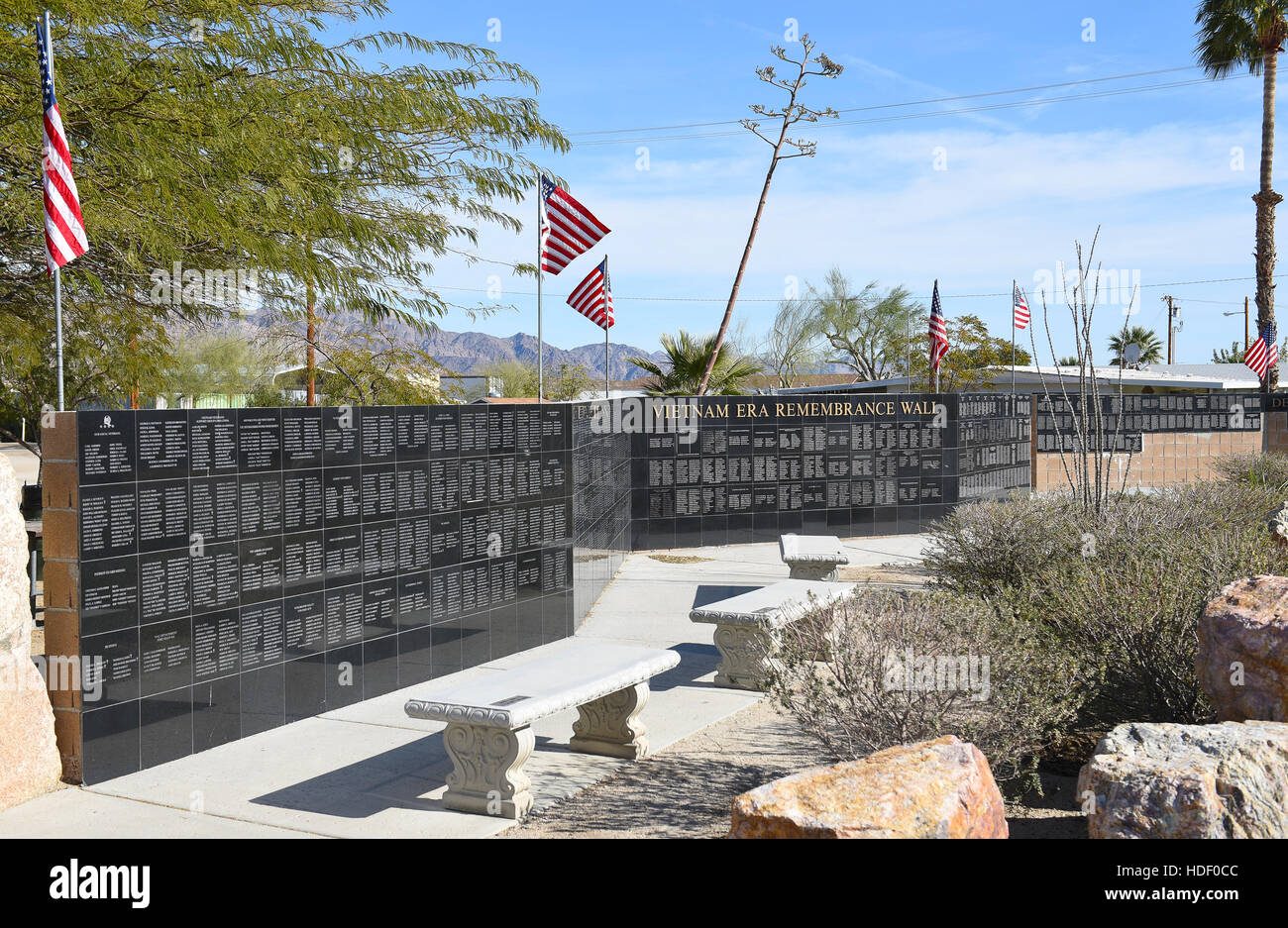 CHIRIACO SUMMIT, CA - DECEMBER 10, 2016: Vietnam Remembrance Wall at ...