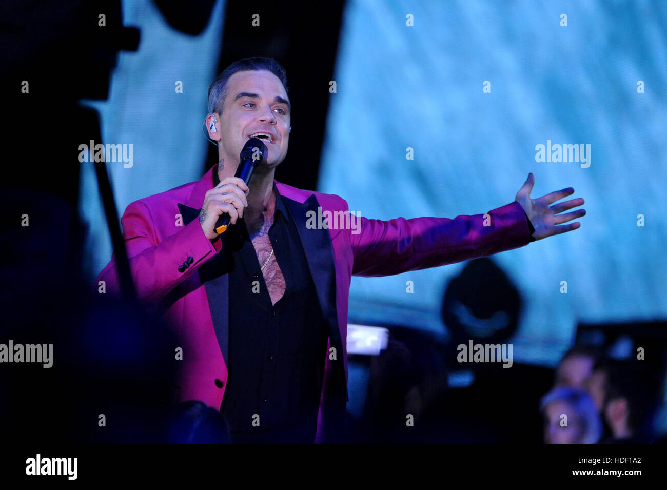 X Factor 2016 in Milan Featuring: Robbie Williams Where: Milan, Italy ...