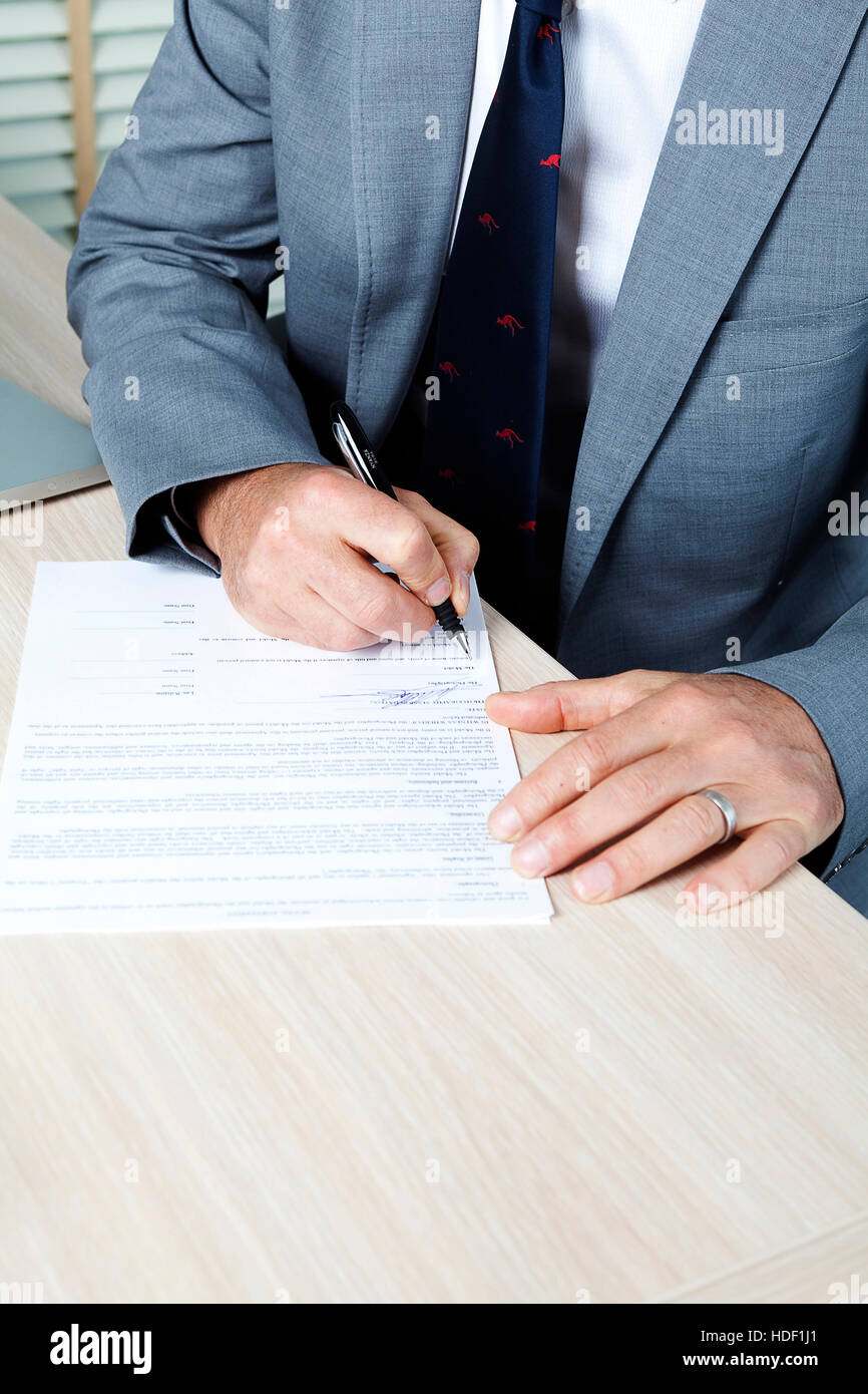 the new agreement Stock Photo - Alamy