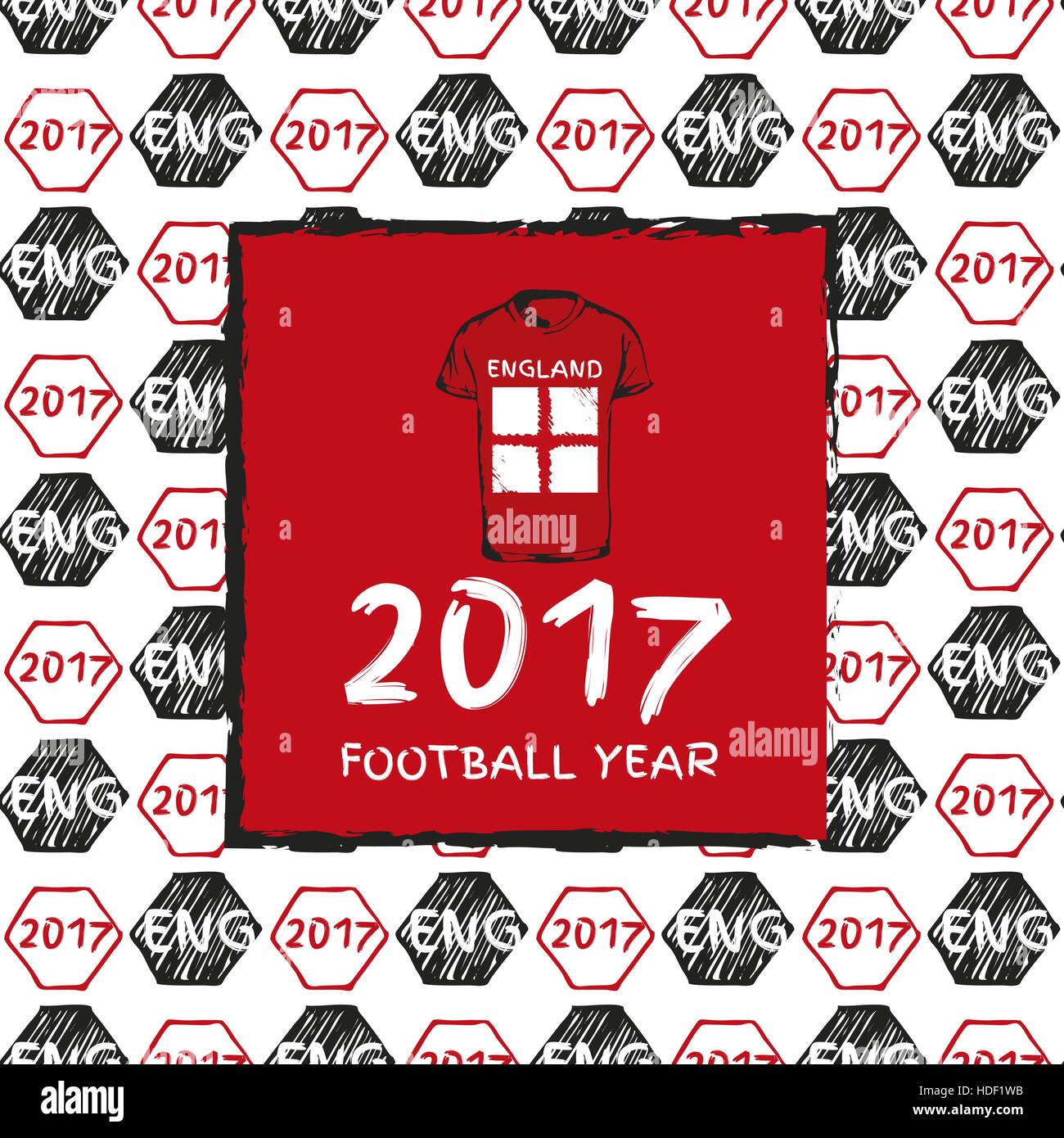 England Football Shirt Stock Vector Images - Alamy