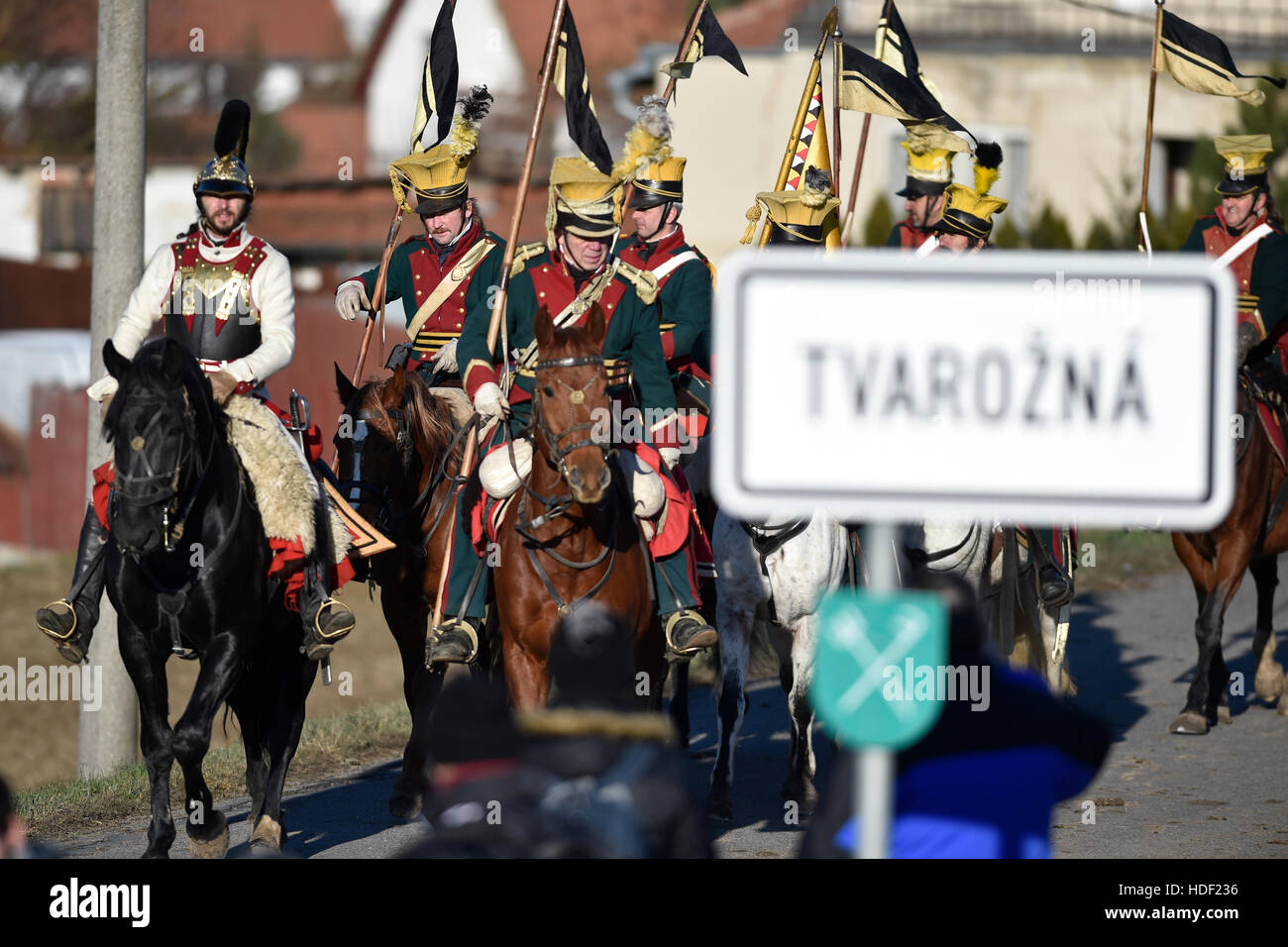 re-enactment of the Battle at Slavkov Stock Photo - Alamy