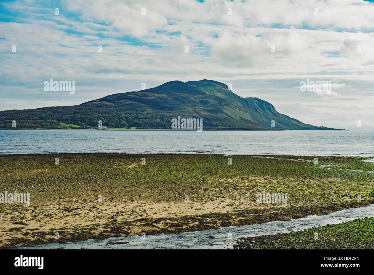 Firth of clyde to holy island isle of arran hi-res stock photography ...