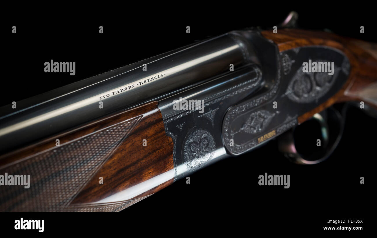 Close up over under shotgun hi-res stock photography and images - Alamy