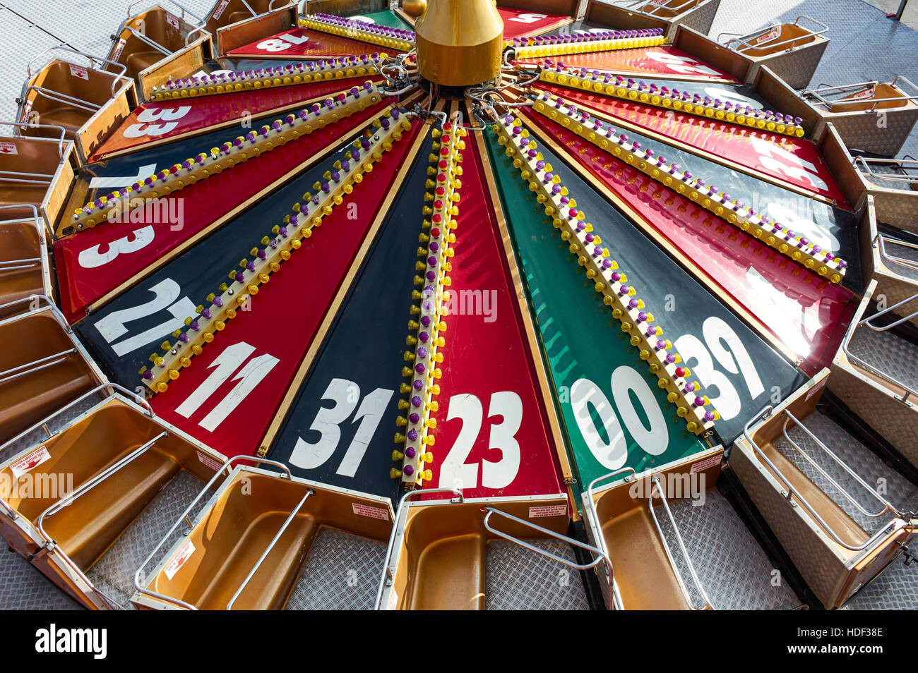 Roulette fairground ride in Bridlington Stock Photo - Alamy