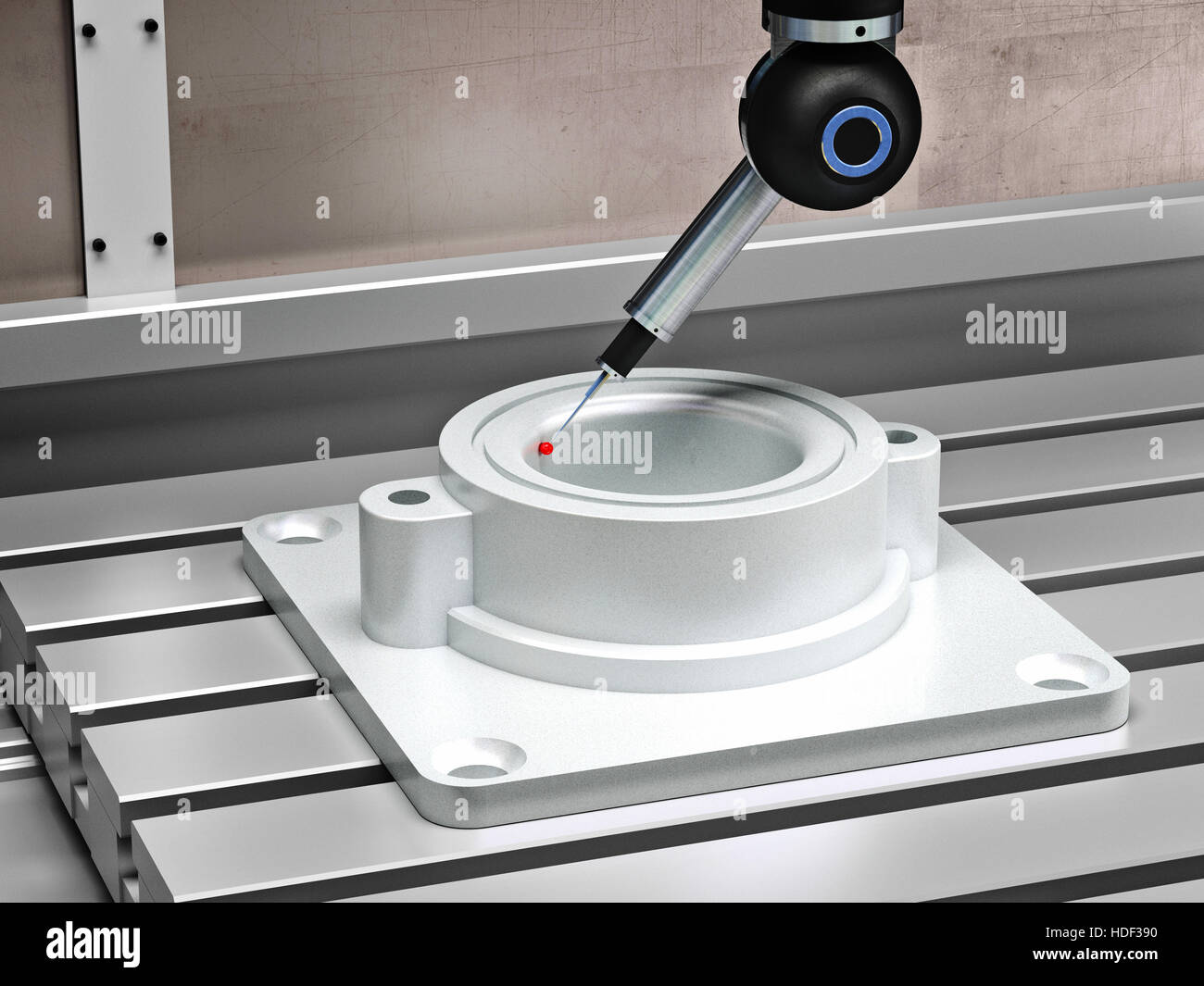 Coordinate Measuring Machine 3d rendering Stock Photo - Alamy
