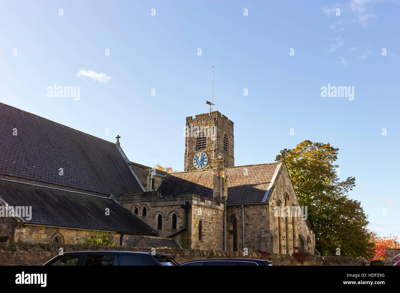 Corbridge church, Northumberland Stock Photo - Alamy
