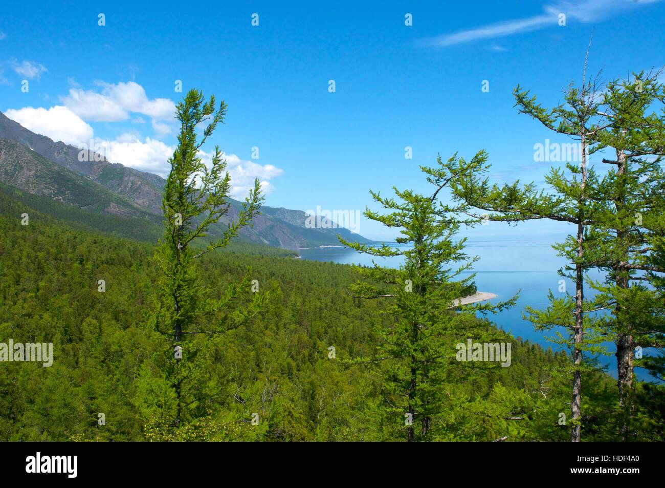 Mountains on Lake Baikal Stock Photo - Alamy