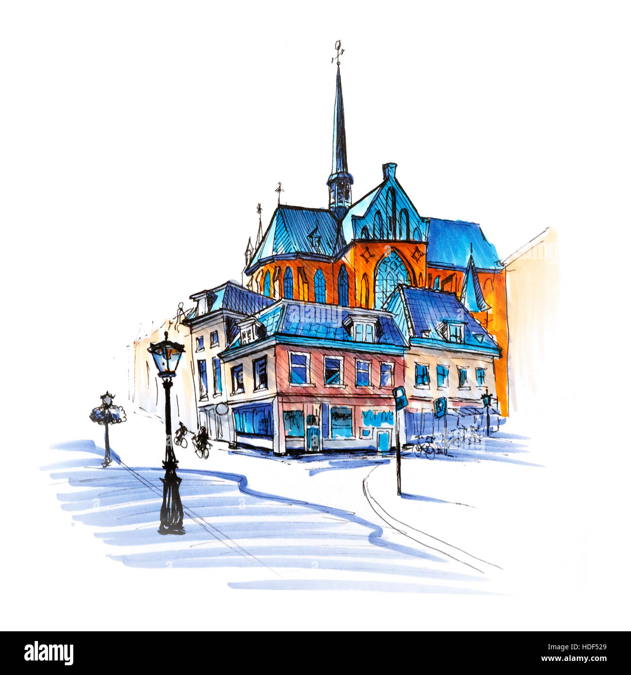 Tower and lantern Cut Out Stock Images & Pictures - Alamy