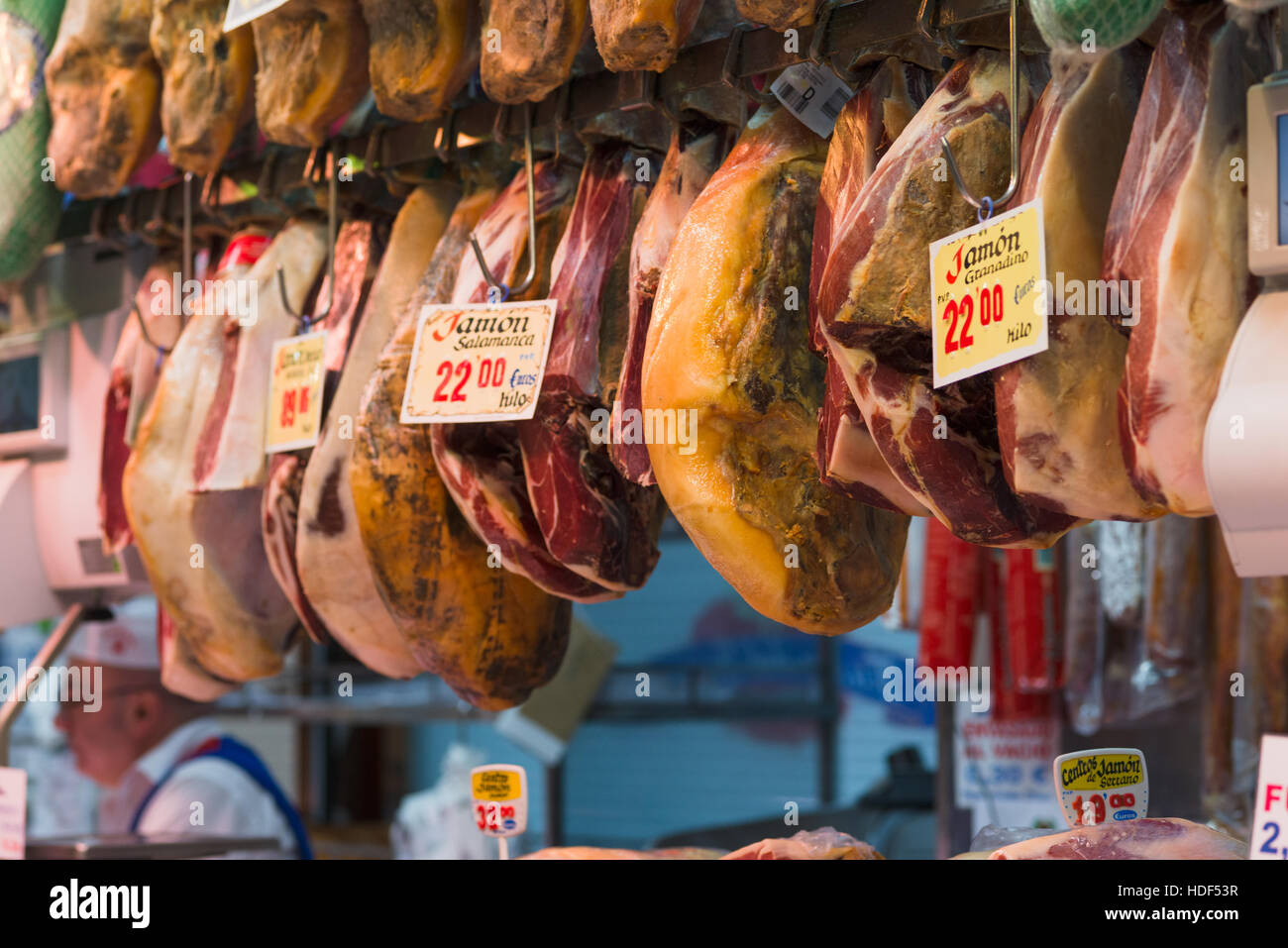 Spanish butcher hi-res stock photography and images - Alamy