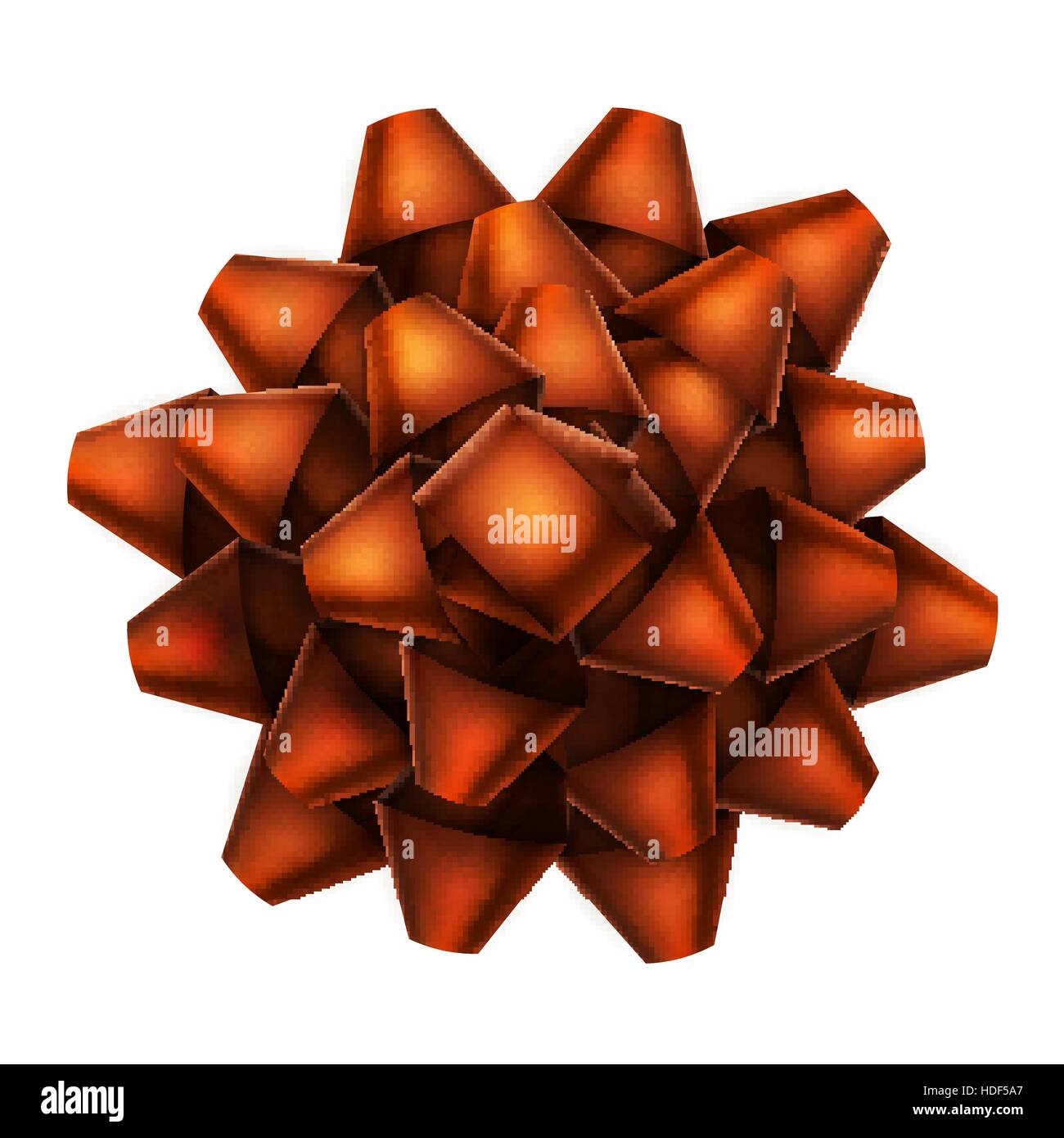 Party bow icon orange Stock Vector Images - Alamy