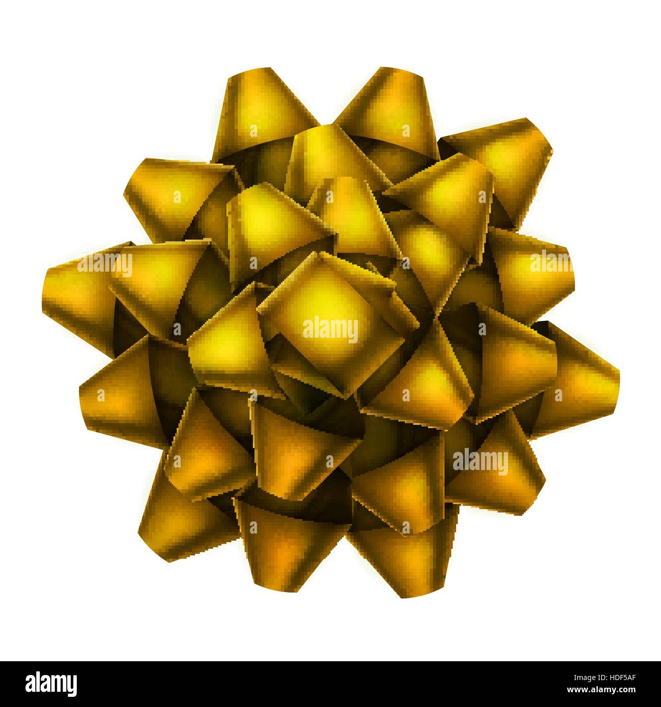 Present bow vector isolated Stock Vector Images - Alamy