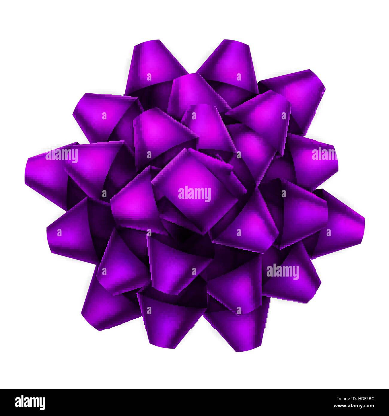 Purple present with bow Stock Vector Images - Alamy