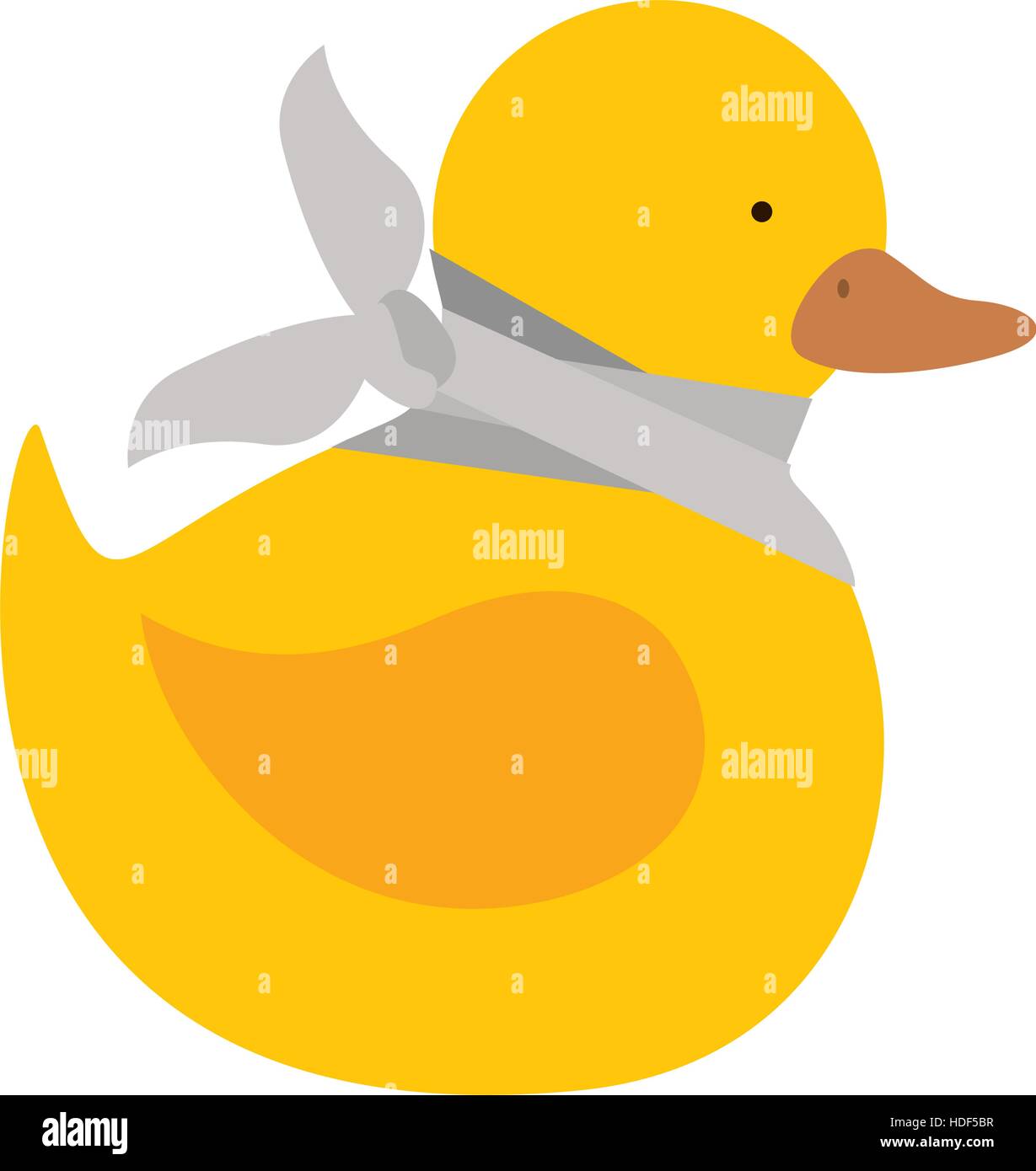 Toy duck damaged icon. Childhood play fun cartoon and game theme ...